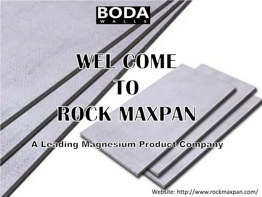 PPT - Rockmaxpan Cement Board PowerPoint Presentation, free download ...
