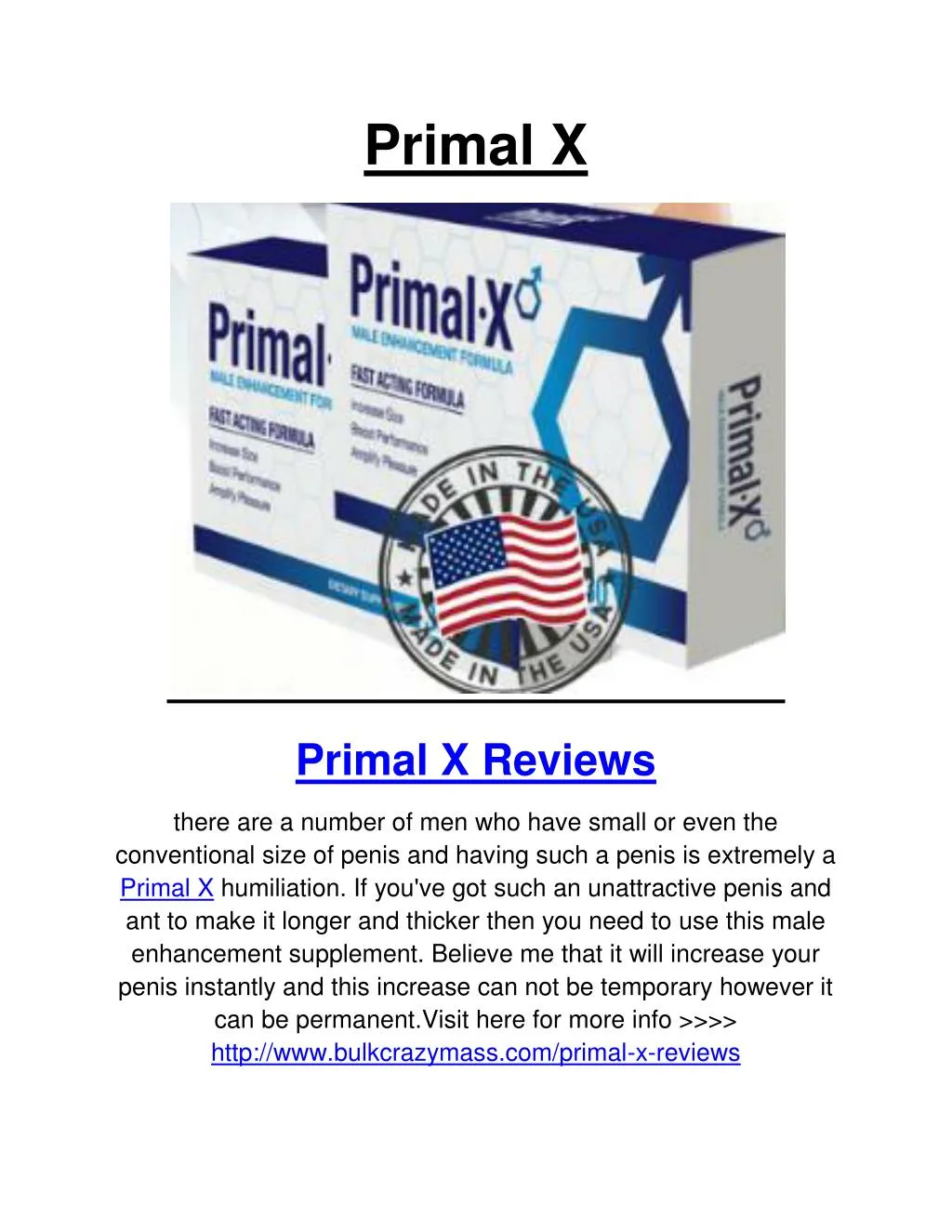 PPT - Primal X Reviews PowerPoint Presentation, free download - ID:7560091