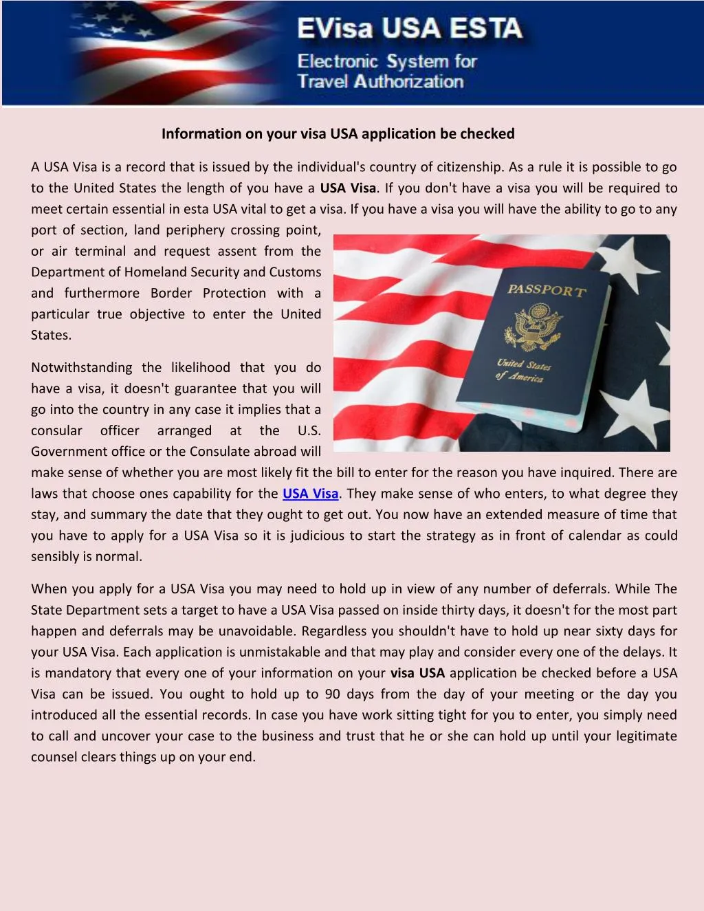 PPT - Information on Your Visa USA Application Be Checked PowerPoint ...