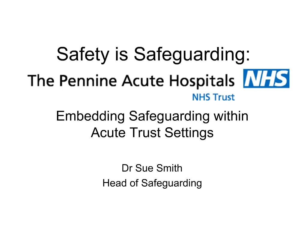 PPT - Safety is Safeguarding: PowerPoint Presentation, free download ...