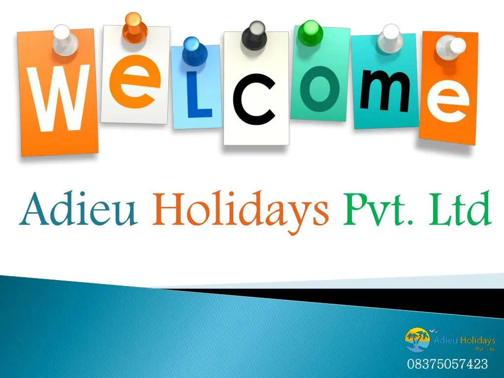 PPT - Adieu holiday Pvt.Ltd PowerPoint Presentation, free download - ID ...