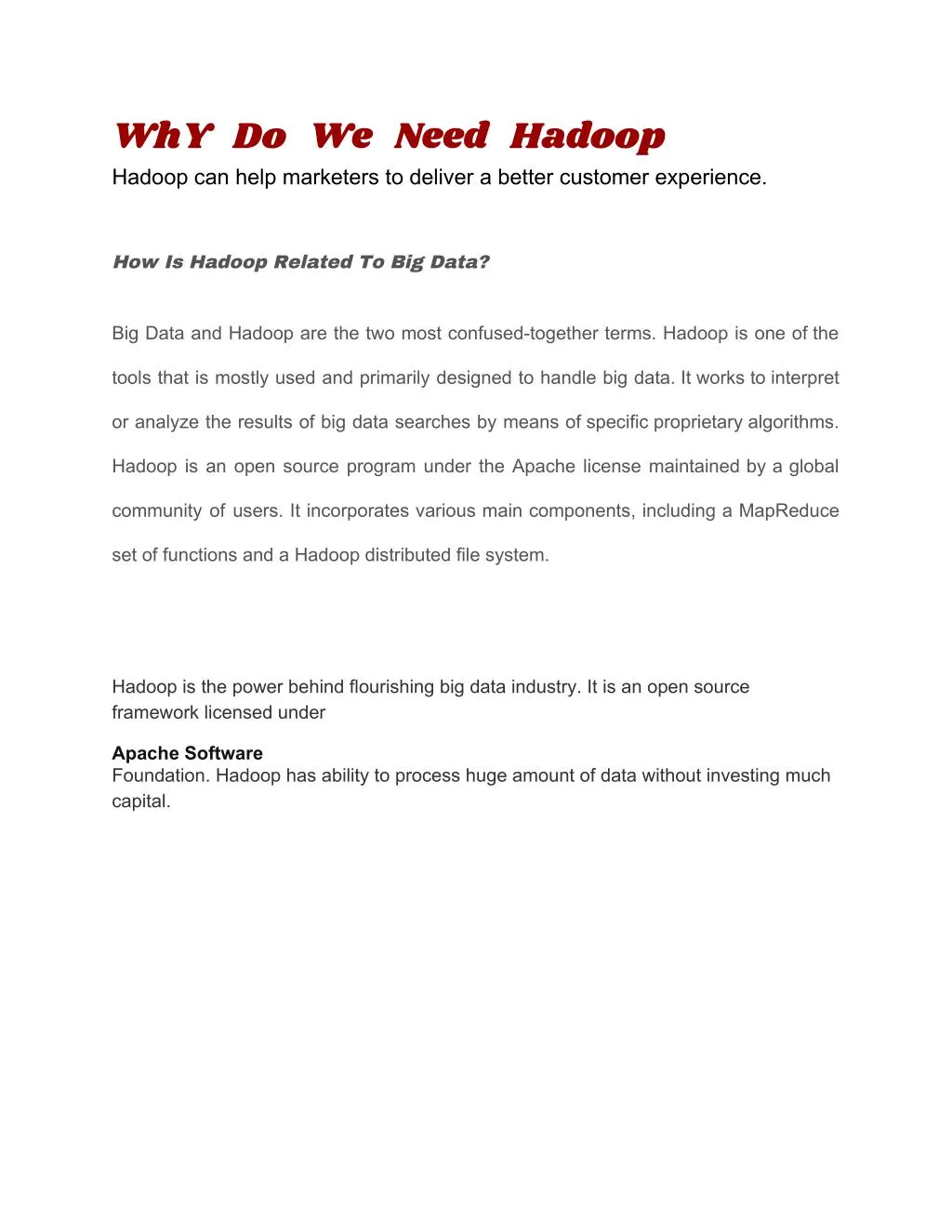 Ppt Why Do We Need Hadoop Powerpoint Presentation Free Download Id 7564005