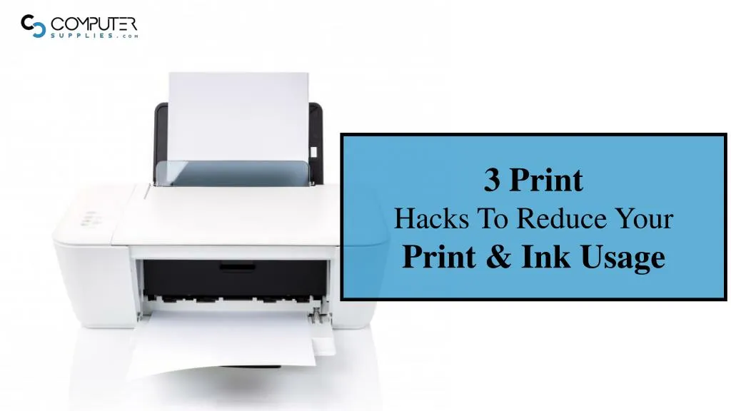 PPT - Here's How You Can Reduce Paper & Ink Usage PowerPoint ...