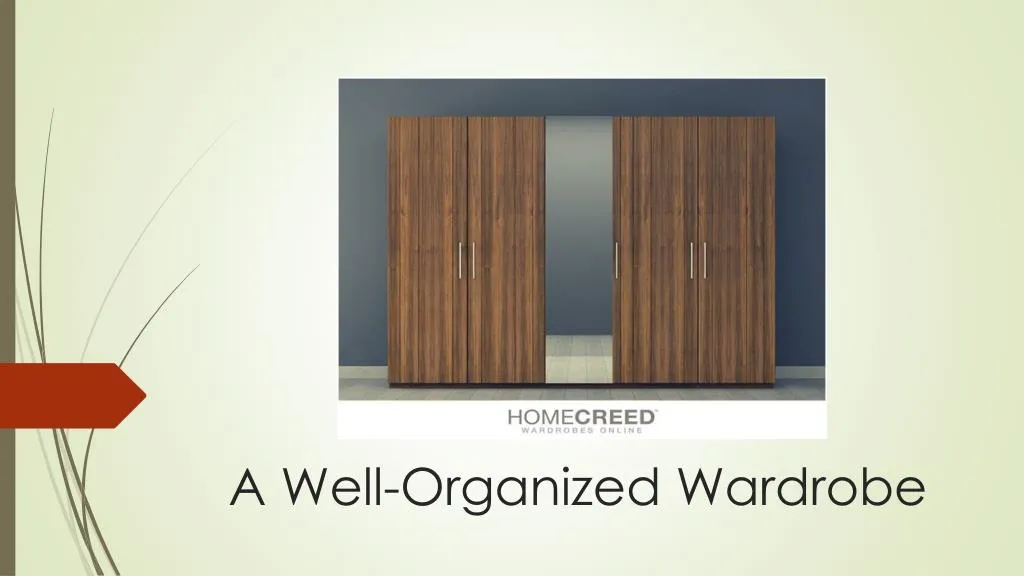 PPT - A Well-Organized Wardrobe PowerPoint Presentation, free download ...