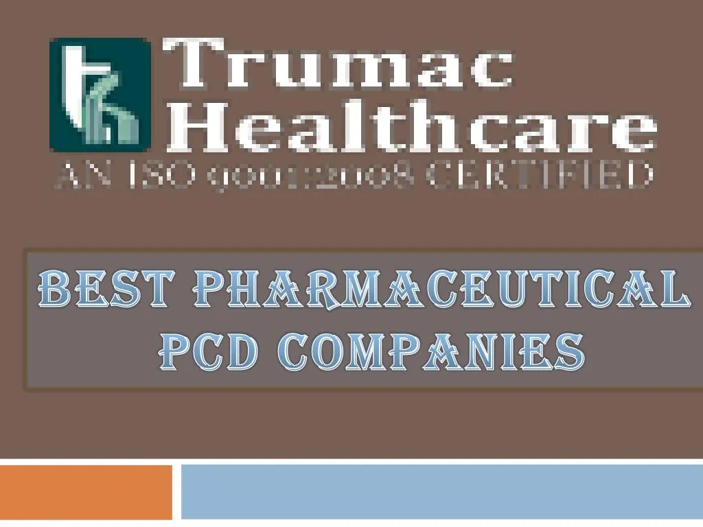 PPT - Best Healthcare Services of PCD Pharma Company PowerPoint ...