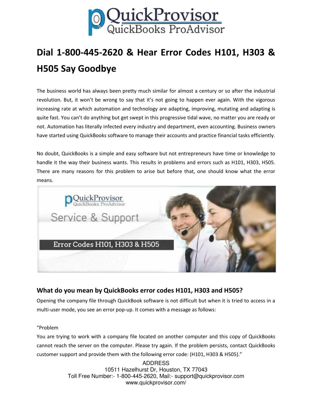 PPT - Dial 1-800-445-2620 & Hear Error Codes H101, H303 & H505 Say ...