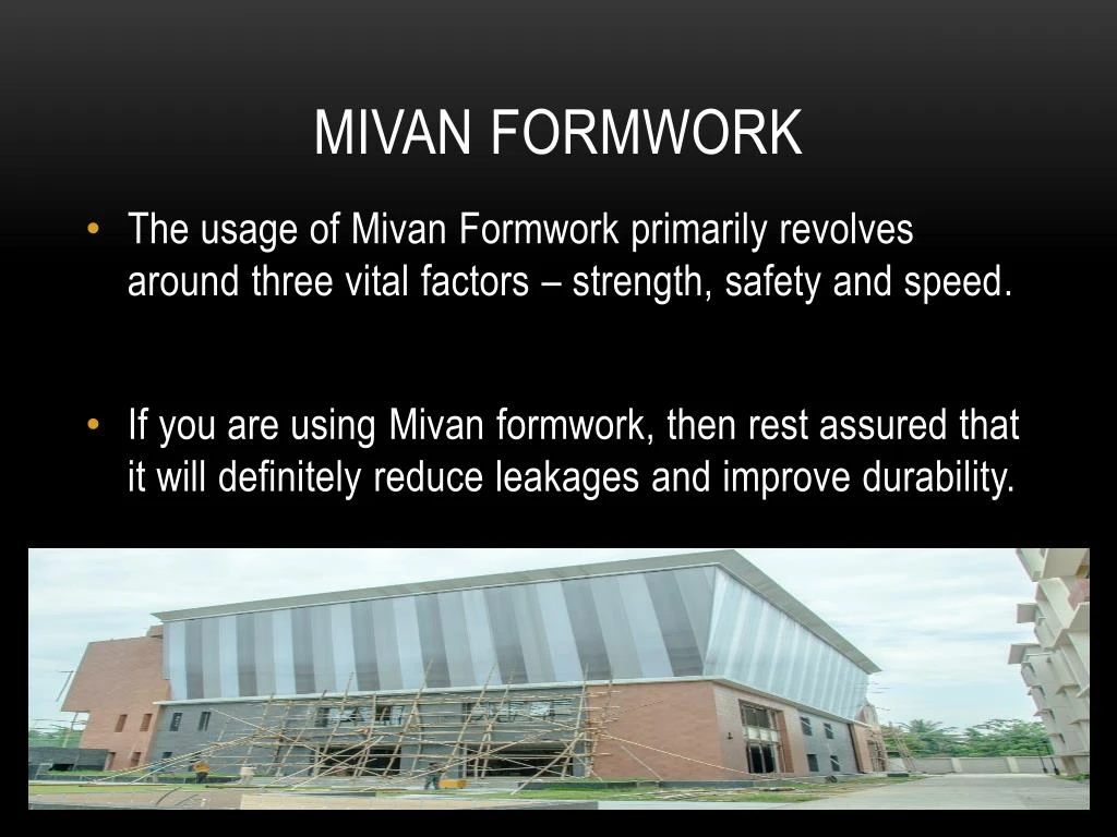 PPT - Mivan formwork PowerPoint Presentation - ID:7571289