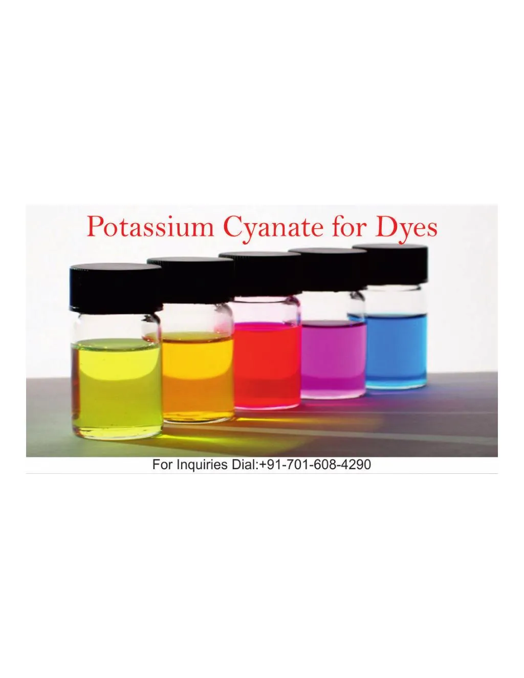 PPT - Potassium Cyanate For Dyes PowerPoint Presentation, free download ...
