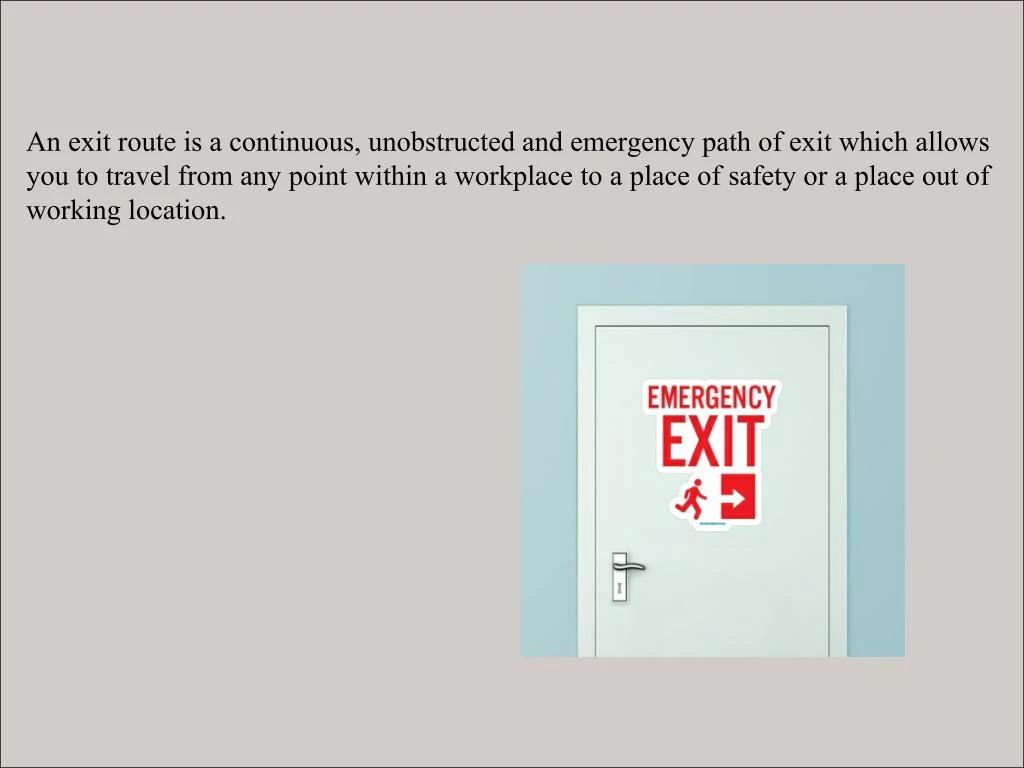 PPT - Emergency Exit Door Suppliers PowerPoint Presentation - ID:7574703