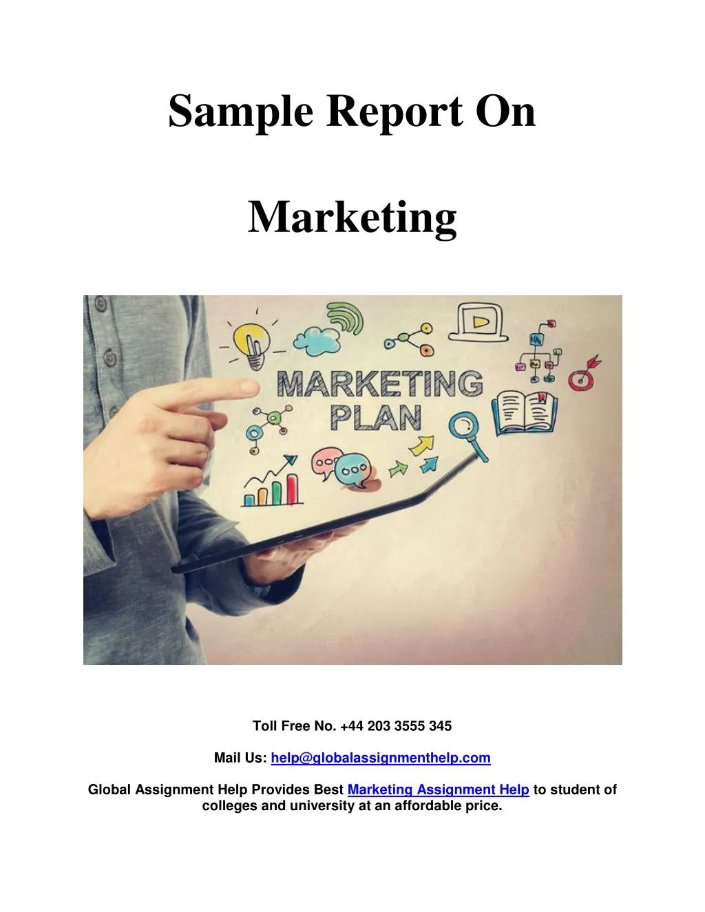 PPT - Sample Report on Marketing by Global Assignment Help PowerPoint ...