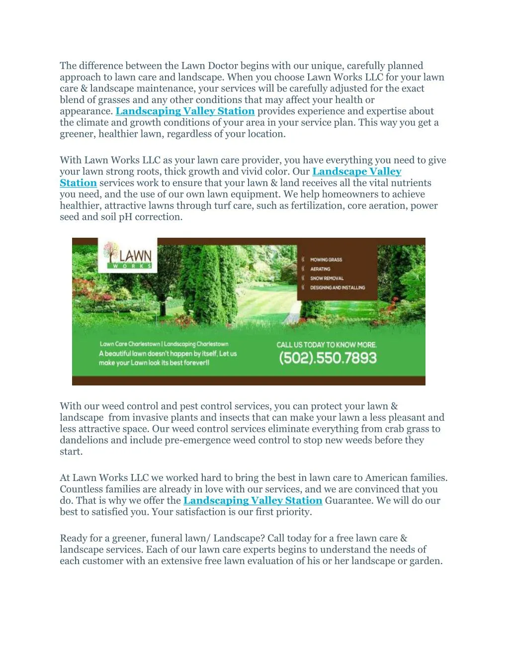 PPT - Landscaping Valley Station PowerPoint Presentation, free download ...