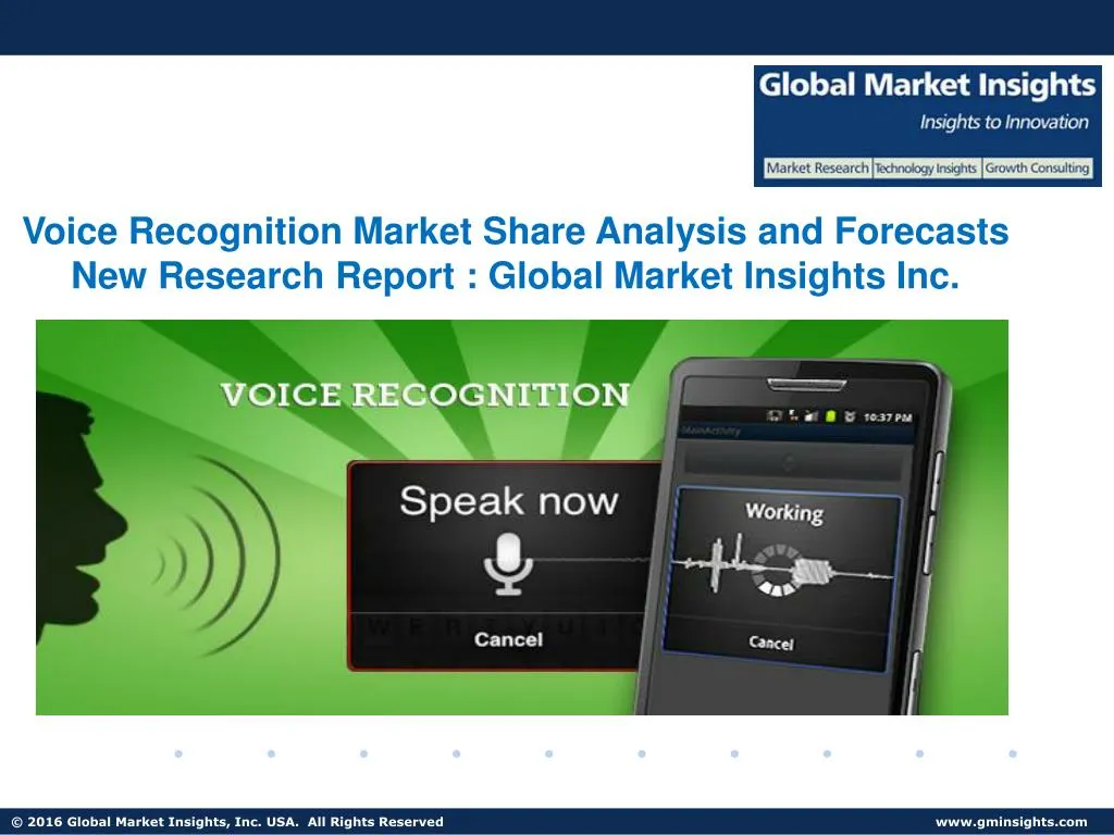 PPT - Speech & Voice Recognition Market Drivers and Challenges Report ...