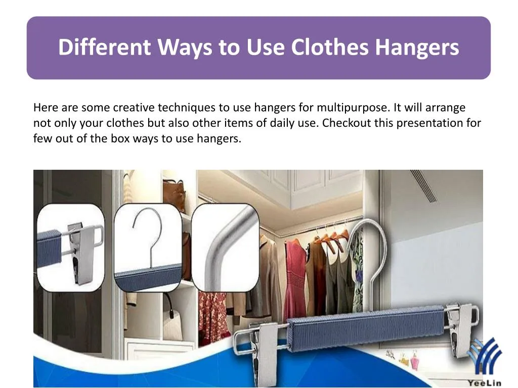 PPT - Several Ways to Use Clothes Hangers PowerPoint Presentation, free ...