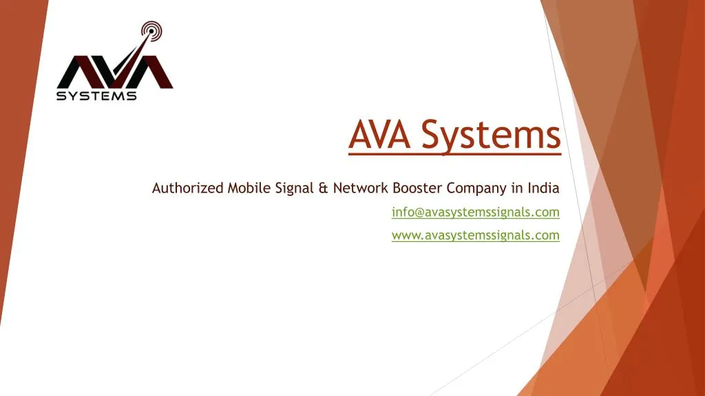 PPT - How Mobile Signal Booster Works in Home and Office - AVA Systems ...