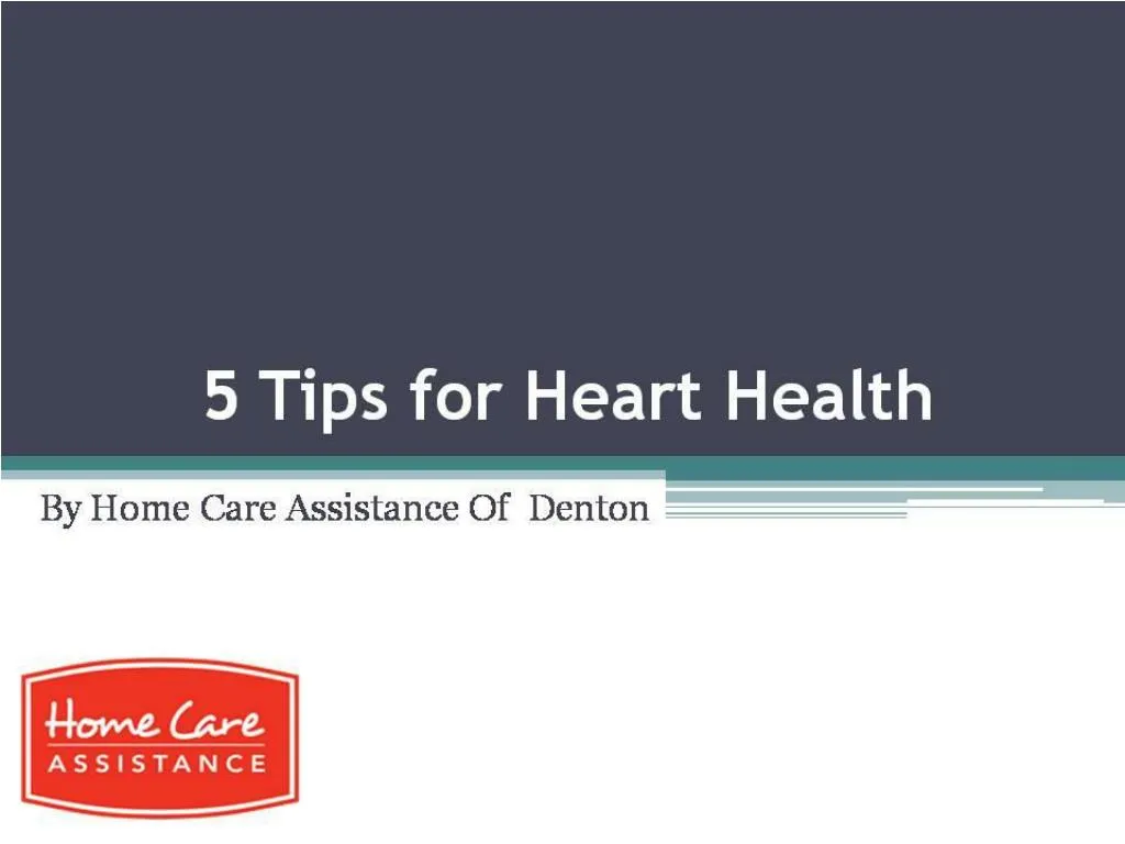 PPT - 5 tips for heart health PowerPoint Presentation, free download ...