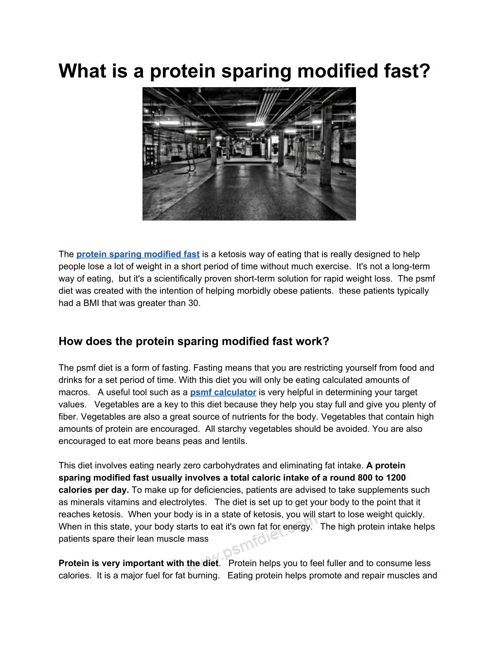 PPT - Psmf Diet - Protein Sparing Modified Fast PowerPoint Presentation ...