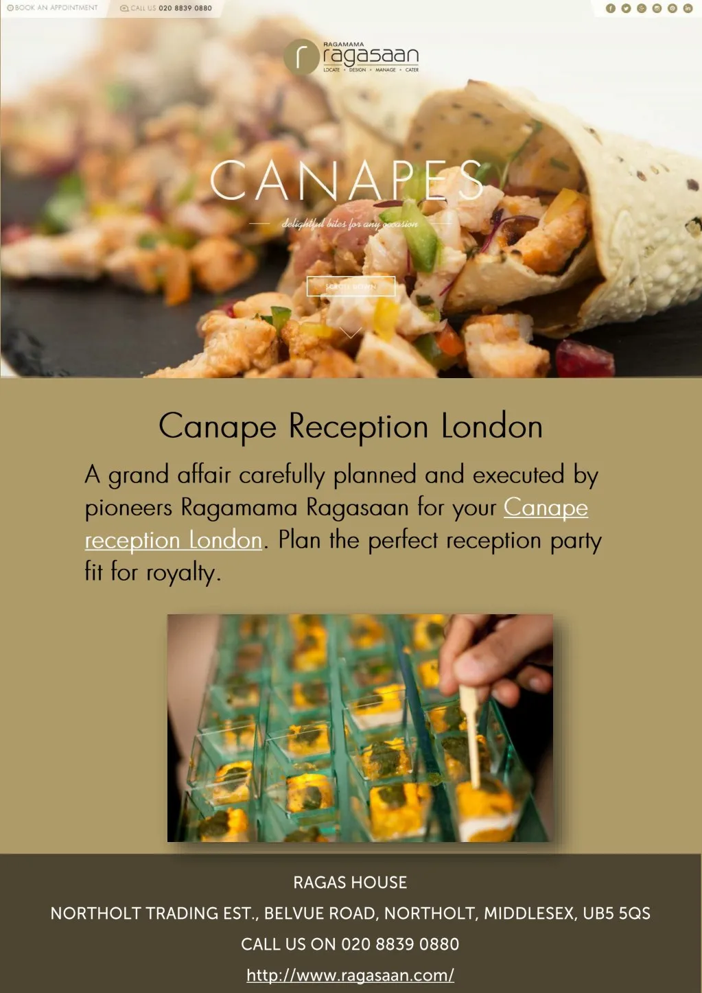 PPT - Canape Reception London PowerPoint Presentation, free download ...