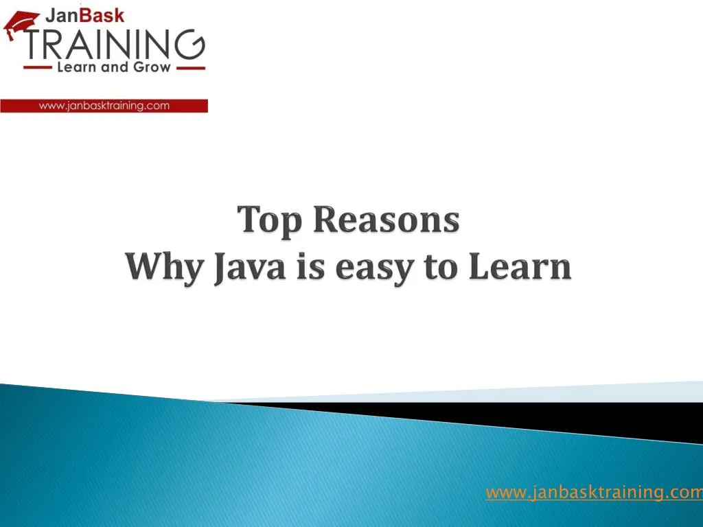 PPT Top Reasons Why Java Is Easy To Learn PowerPoint Presentation