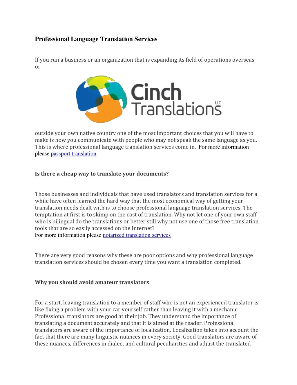 PPT - Professional Language Translation Services PowerPoint ...