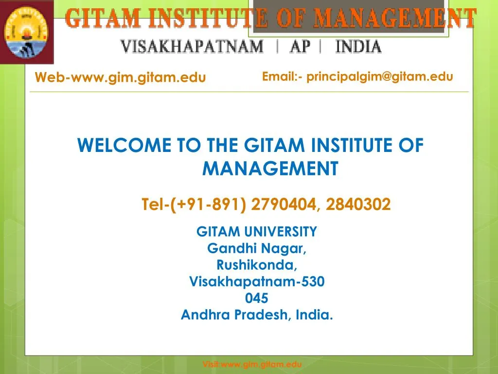 PPT - MBA Colleges in Andhra Pradesh PowerPoint Presentation, free ...