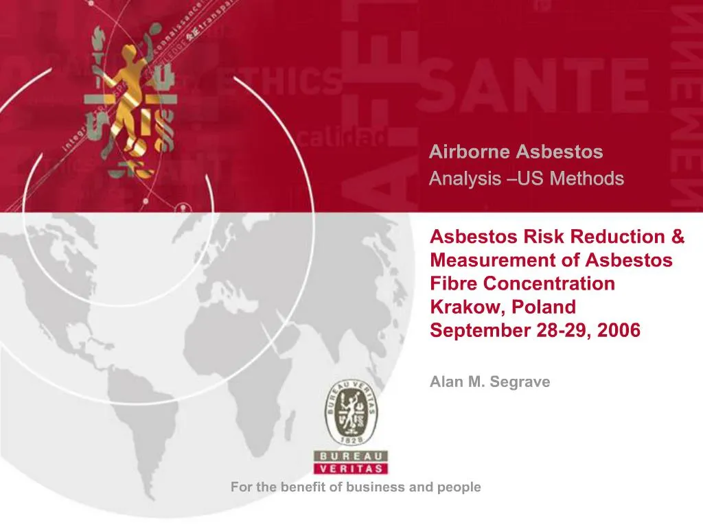 PPT - Airborne Asbestos Analysis US Methods PowerPoint Presentation ...