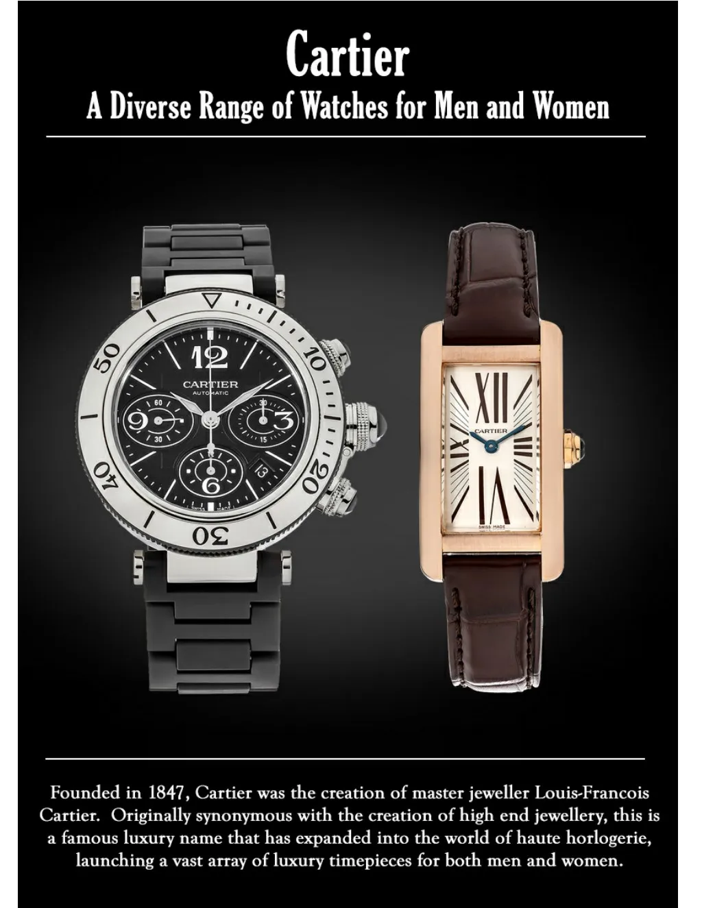 PPT - Cartier a Diverse Range of Watches for Men and Women PowerPoint ...