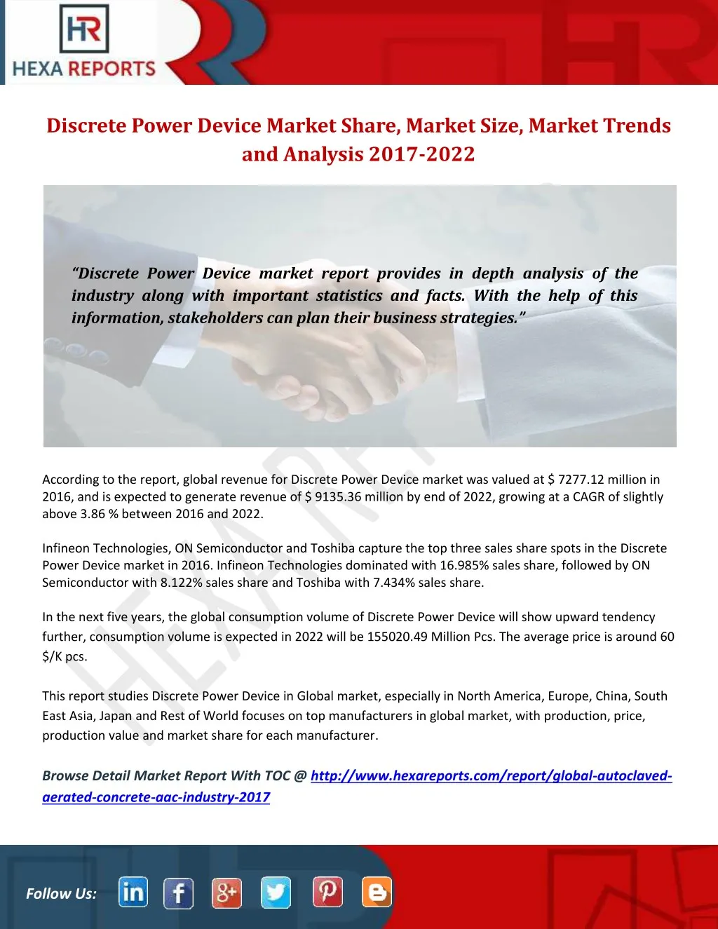 PPT - Discrete Power Device Market Share, Market Size, Market Trends ... PPT - Discrete Power Device Market Share, Market Size, Market Trends ...