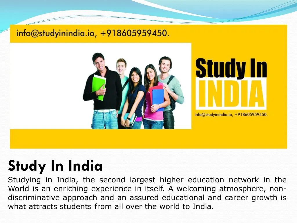 PPT - 10 Reasons to Study in India PowerPoint Presentation, free ...