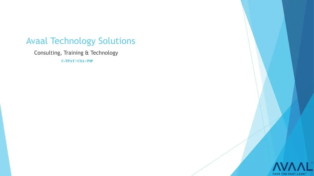 PPT - Avaal Technology Solutions Inc. is an industry leader in ...