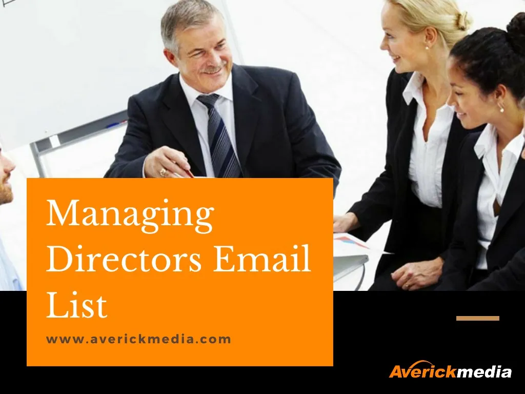 PPT - Buy highly accurate Managing Director Email Database PowerPoint ...