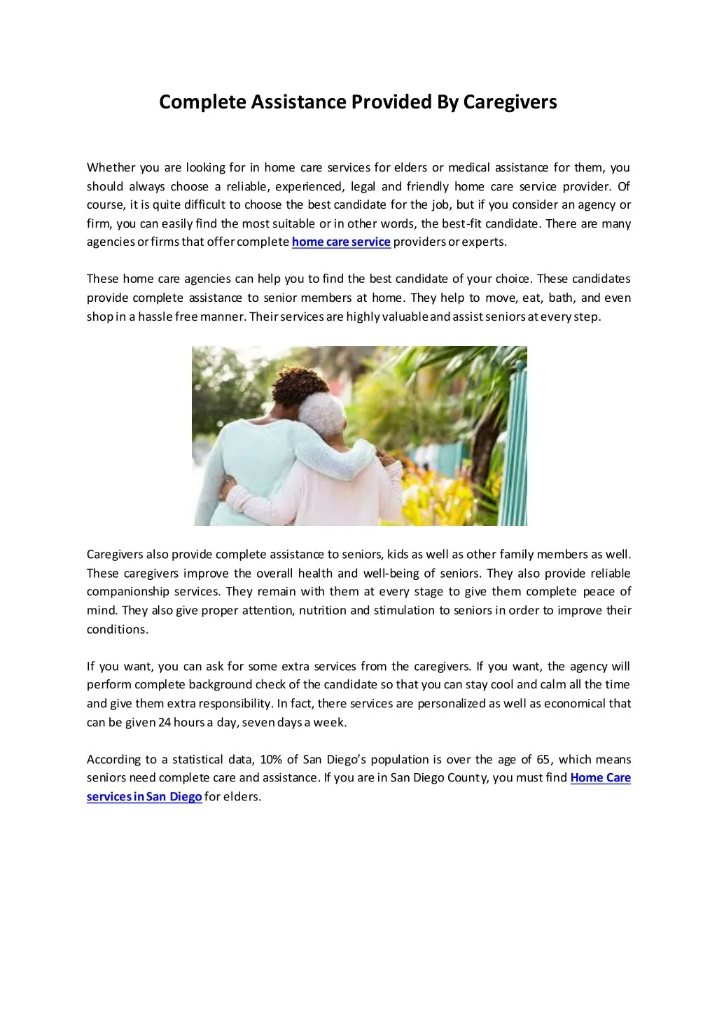 PPT - Complete Assistance Provided By Caregivers PowerPoint ...