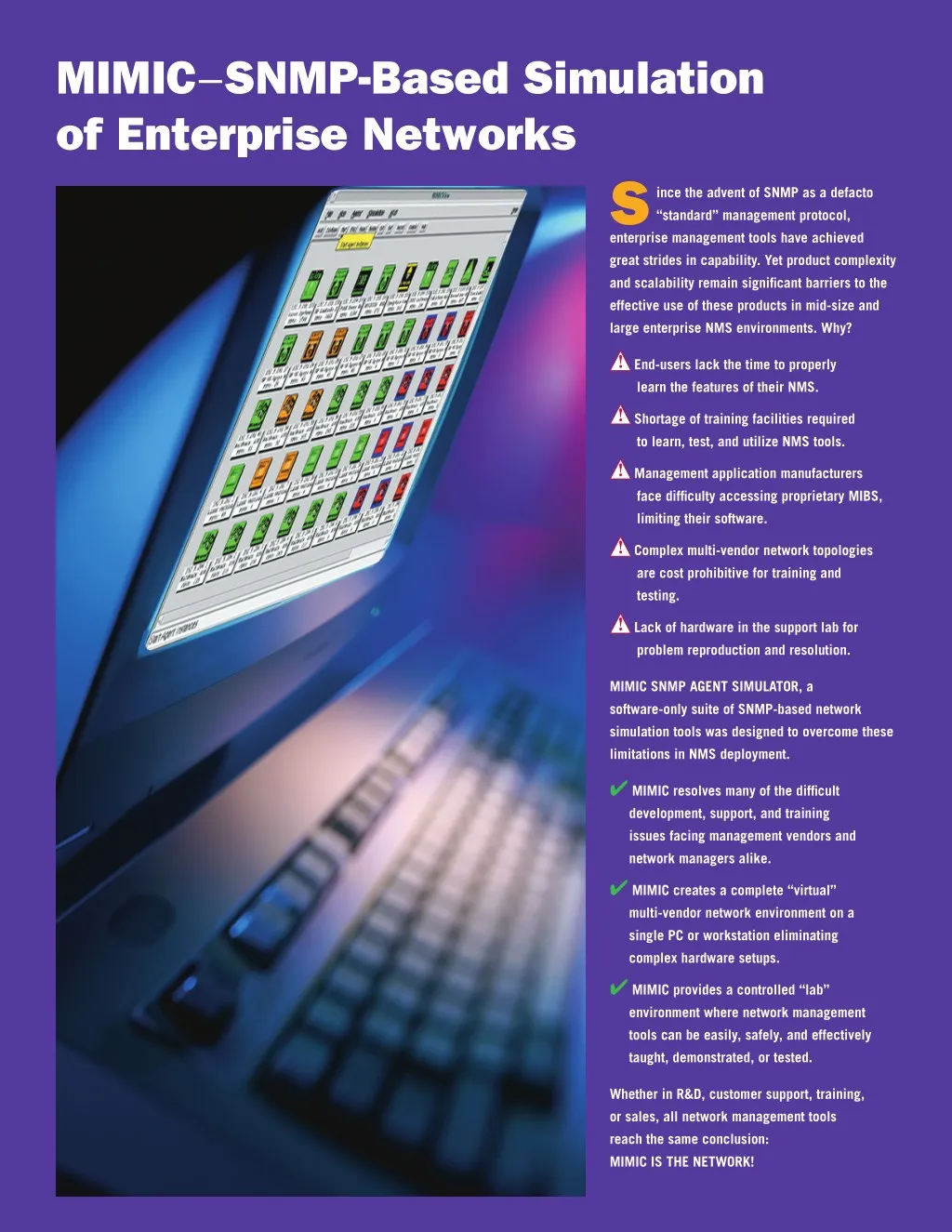 PPT - MIMIC–SNMP Based Simulation of Enterprise Networks PowerPoint Presentation - ID:7604811