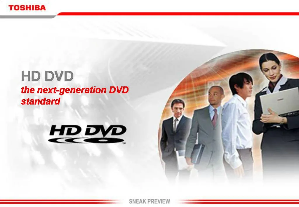 PPT - HD DVD the next-generation DVD standard PowerPoint Presentation ...