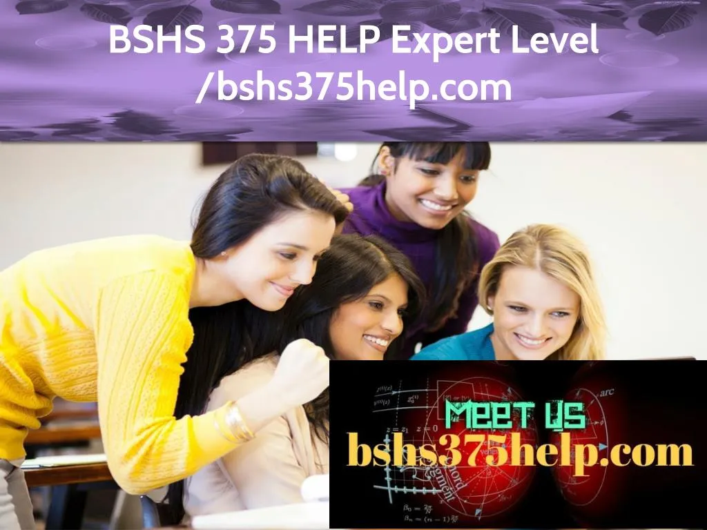 PPT - BSHS 375 HELP Expert Level – bshs375help.com PowerPoint ...