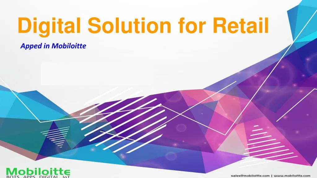 PPT - Digital solution for Retail PowerPoint Presentation, free ...