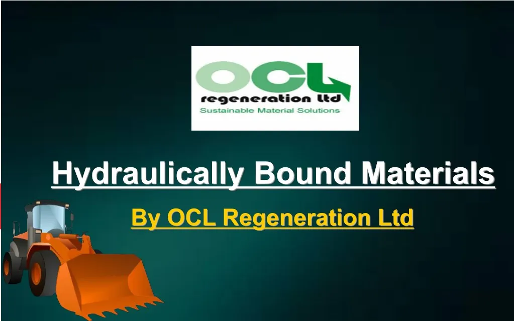 PPT - Hydraulically Bound Materials PowerPoint Presentation, free ...