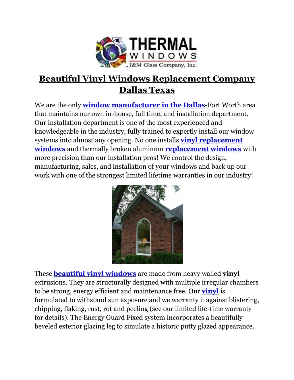 PPT - Beautiful Vinyl Windows Replacement Company Dallas Texas ...