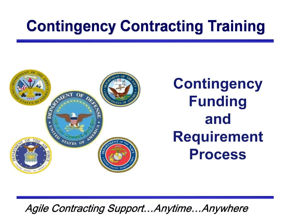 PPT - Contingency Contracting Training PowerPoint Presentation, free ...