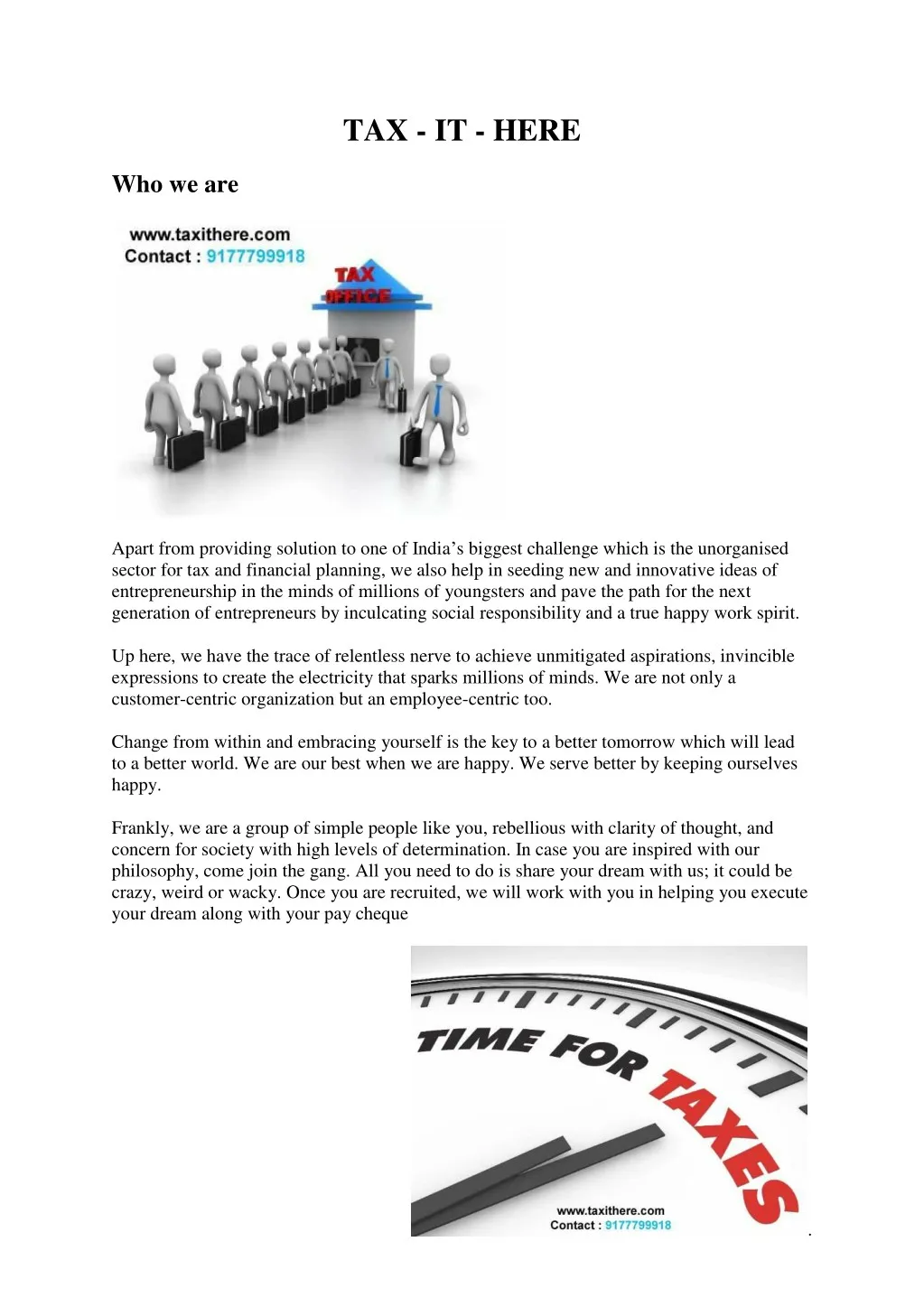 PPT - Income Tax Filing in Vijayawada | TAX IT HERE PowerPoint ...