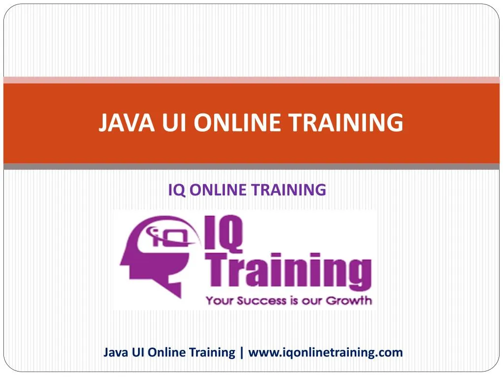 PPT - Live, Instructor-Led Java Online Training PowerPoint Presentation ...
