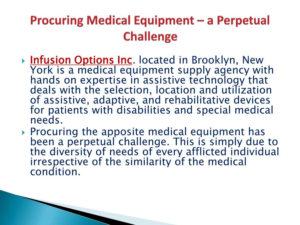PPT - Procuring Medical Equipment – a Perpetual Challenge PowerPoint ...