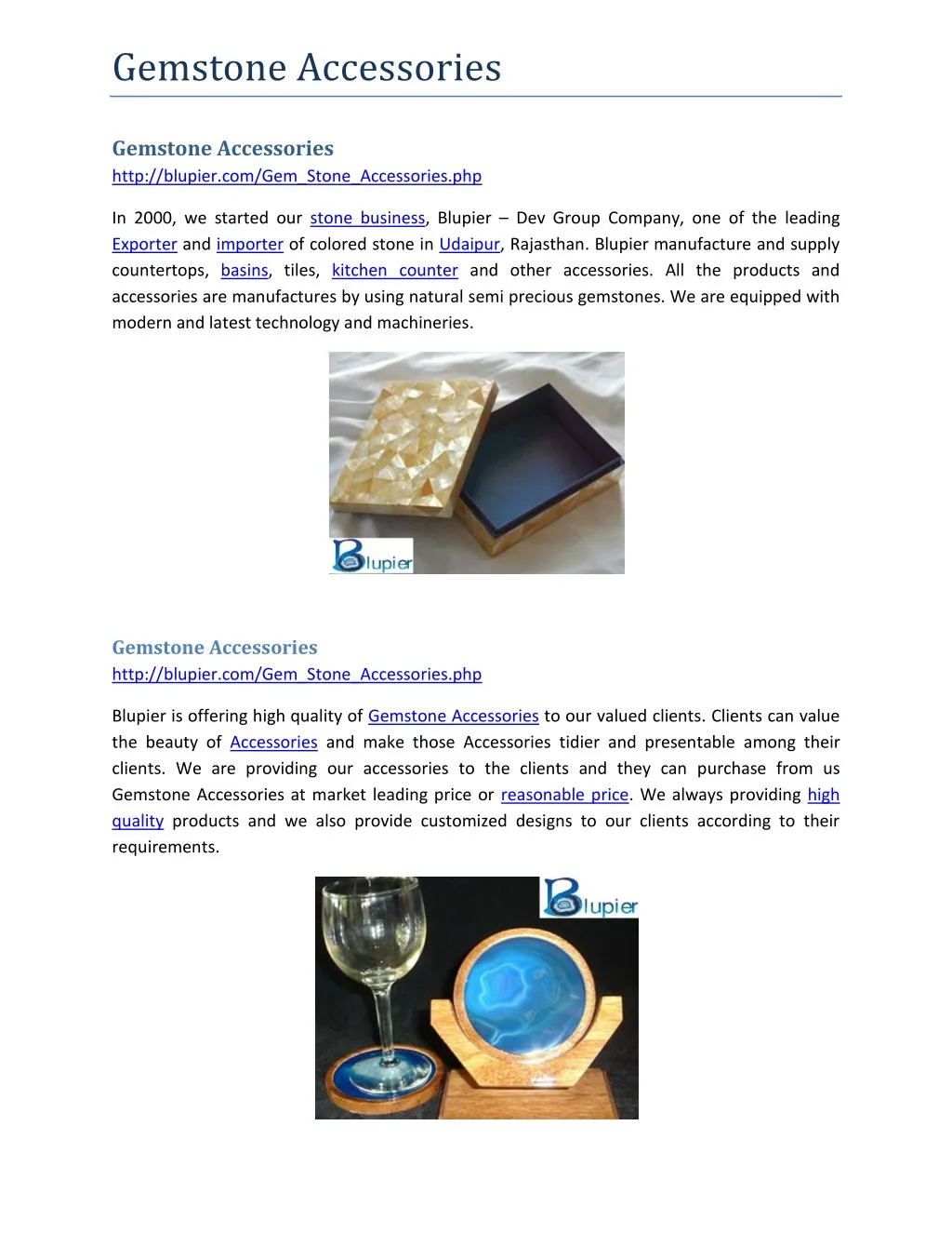 PPT - Gemstone Accessories PowerPoint Presentation, free download - ID ...