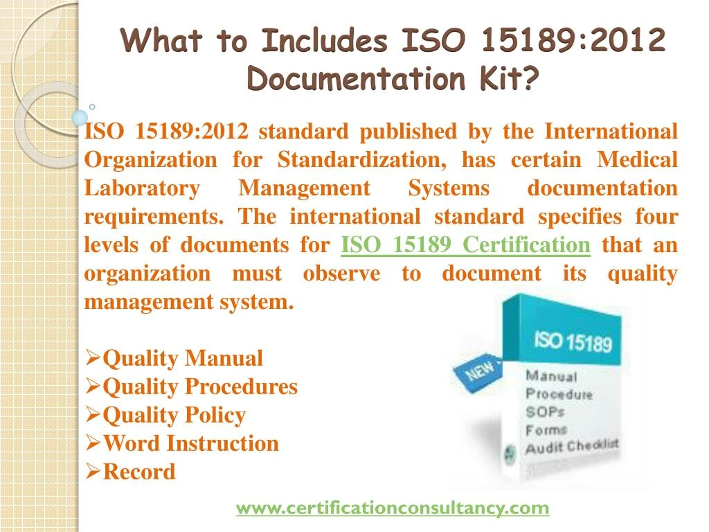 PPT - Requirements of iso 15189 documents PowerPoint Presentation - ID ...