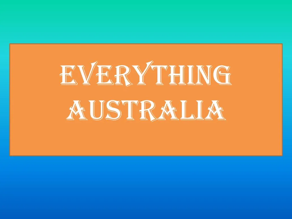 PPT - 5 family-friendly things to do in Australia PowerPoint ...