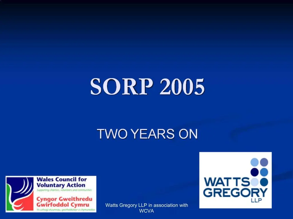 PPT - SORP 2005 PowerPoint Presentation, free download - ID:761759