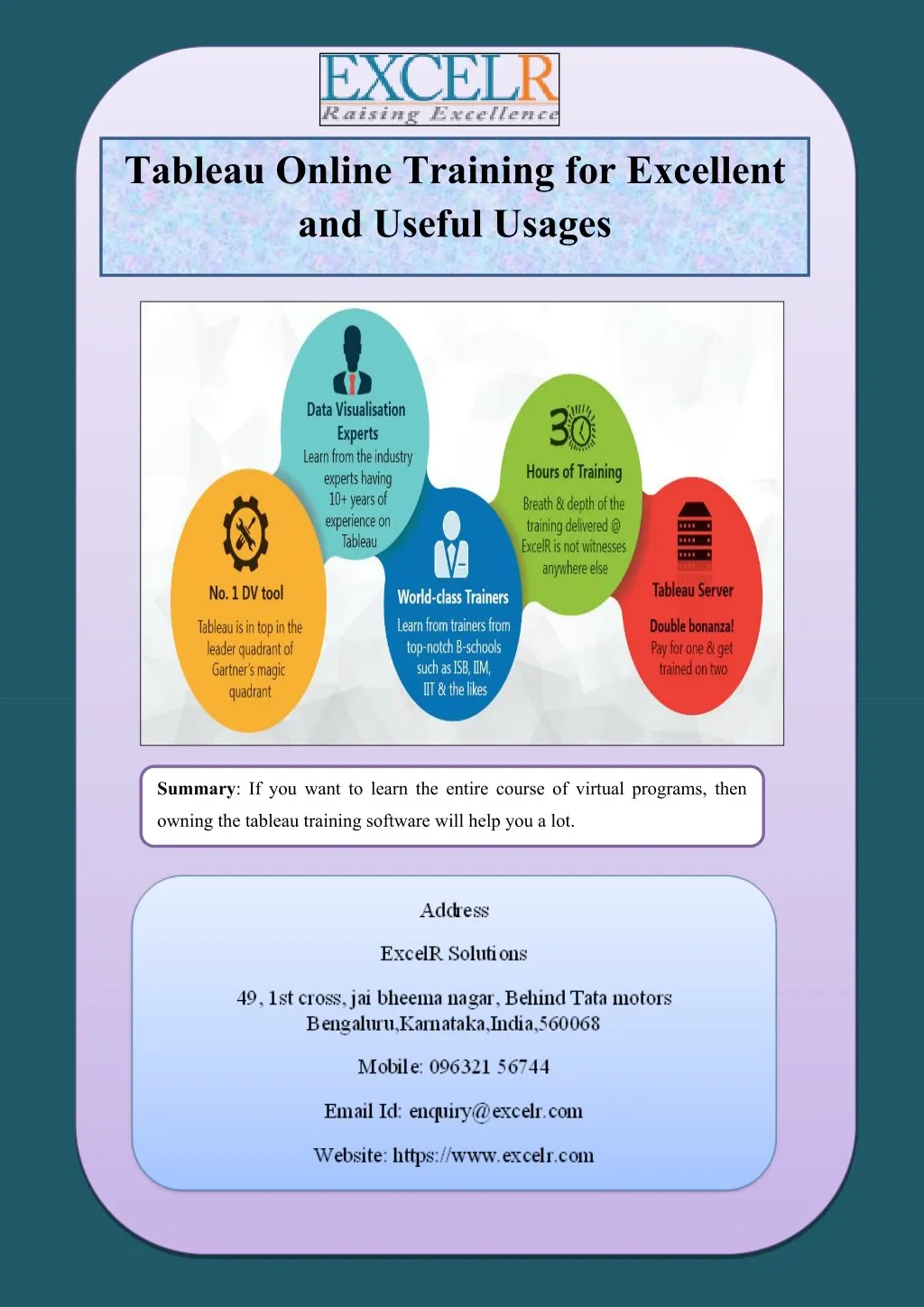 PPT - Tableau Online Training for Excellent and Useful Usages ...