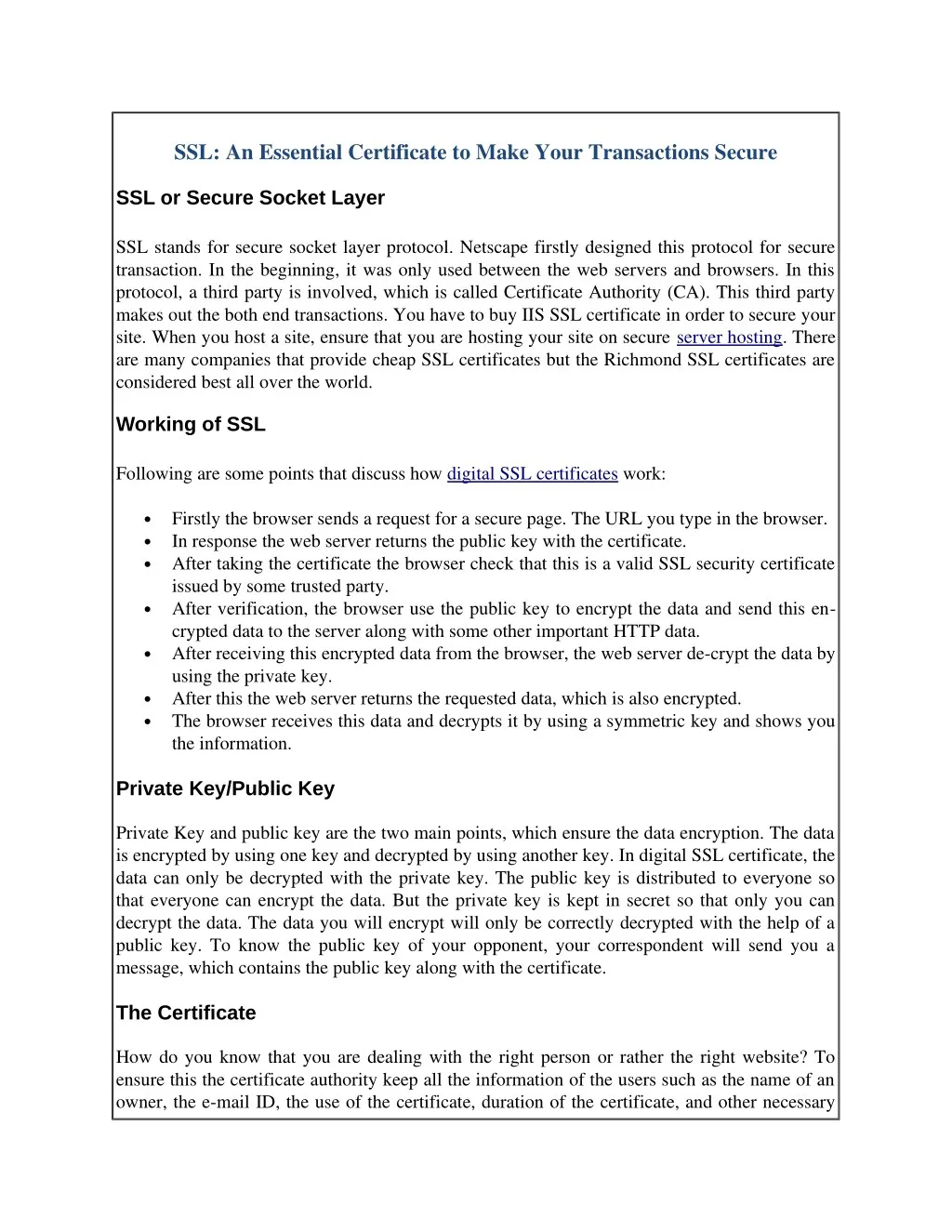 PPT - SSL: An Essential Certificate to Make Your Transactions Secure ...