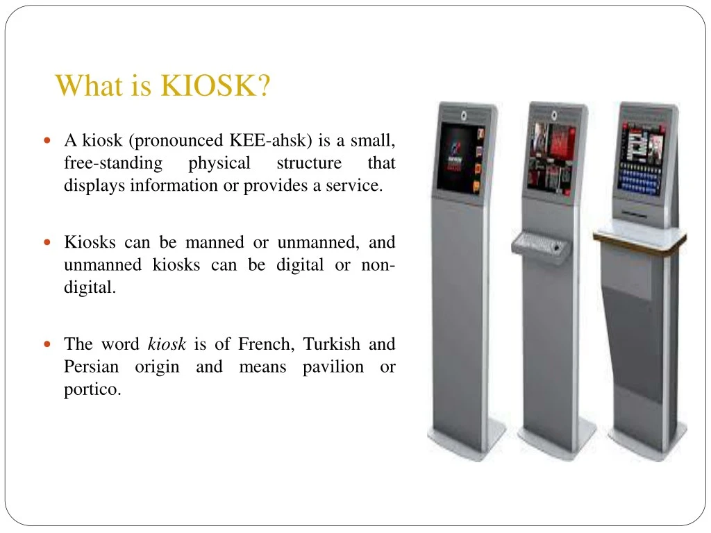 PPT - Card Acceptor Kiosk PowerPoint Presentation - ID:7619347