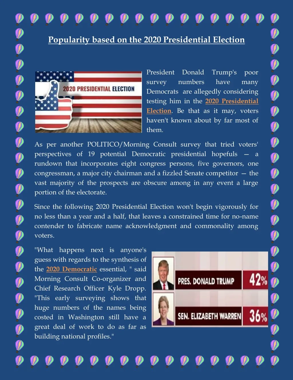 PPT - Popularity based on the 2020 Presidential Election PowerPoint ...