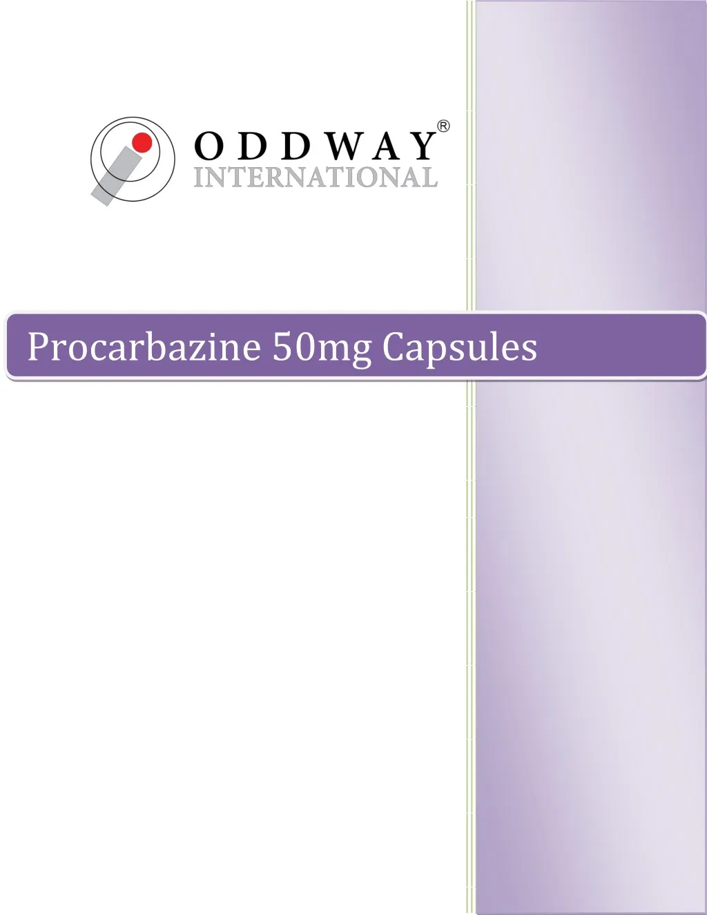 PPT - P-Carzine 50mg Capsules | Procarbazine 50mg Capsules Price India ...